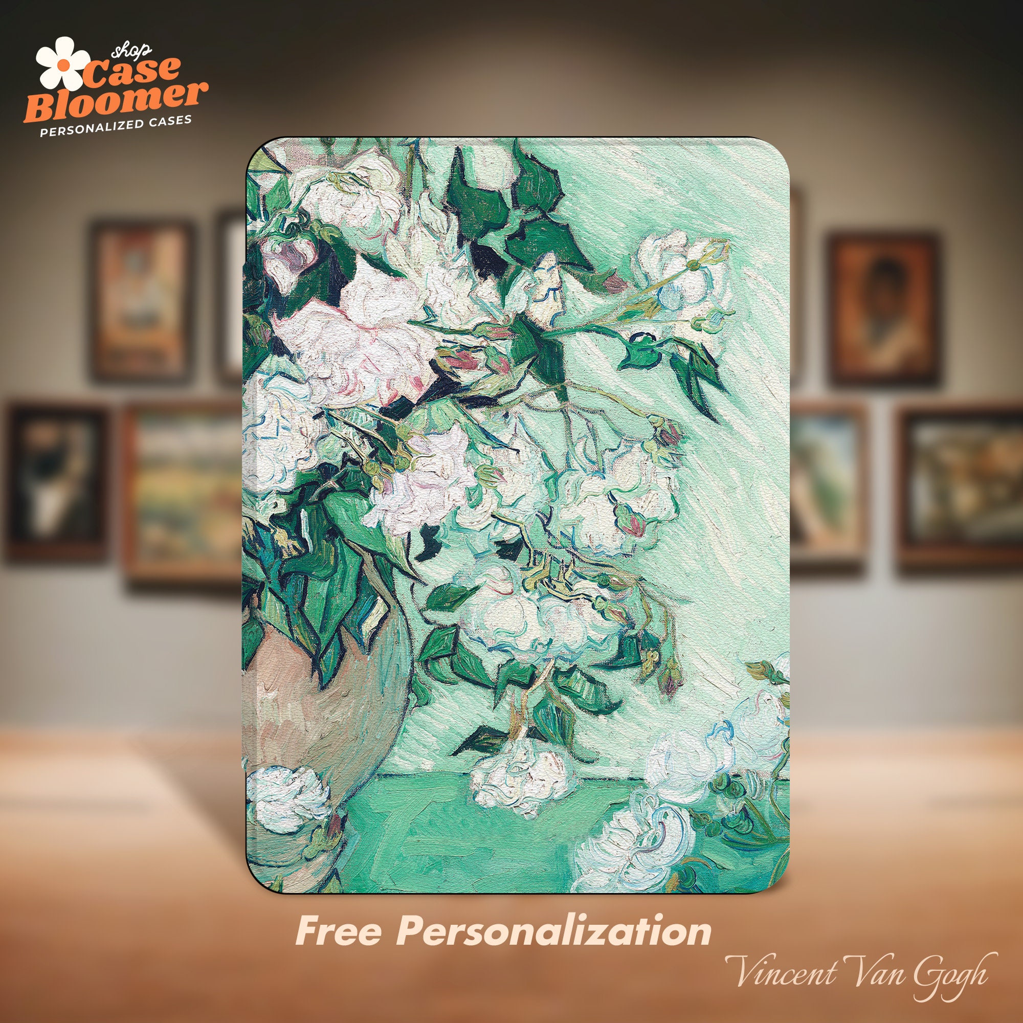 Oil Painting All New Kindle 12th 7 2024 Case With Strap Kindle Case ...