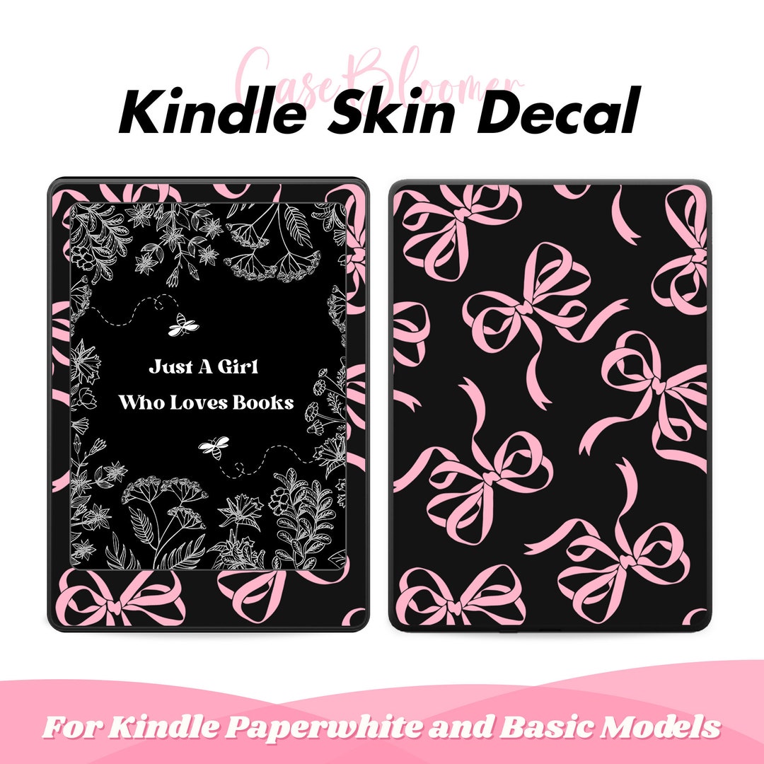 Pink Coquette Kindle Skin Vinyl WRAP Amazon Kindle Colorsoft 2024 ...