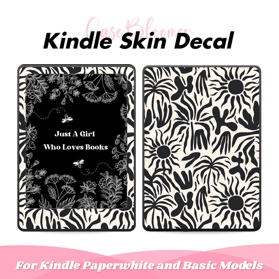 Groovy Black Kindle Skin Vinyl WRAP Amazon Kindle Decal Sticker Ereader ...