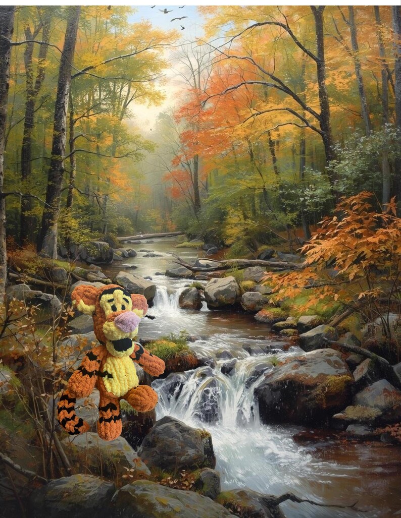 DIY: Tommy the Tigger Finger Knitting PDF Pattern - Etsy