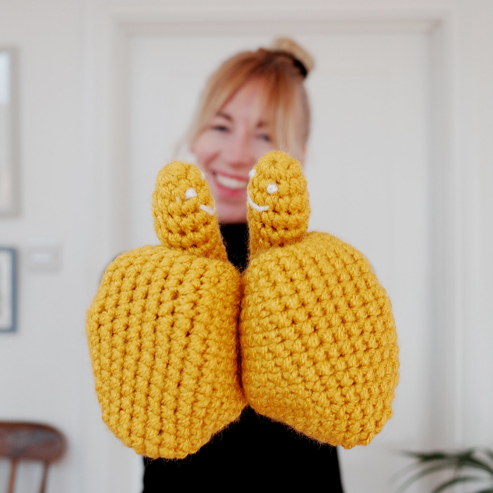 Adult Sized Hidden Smiley Face Mittens - Etsy