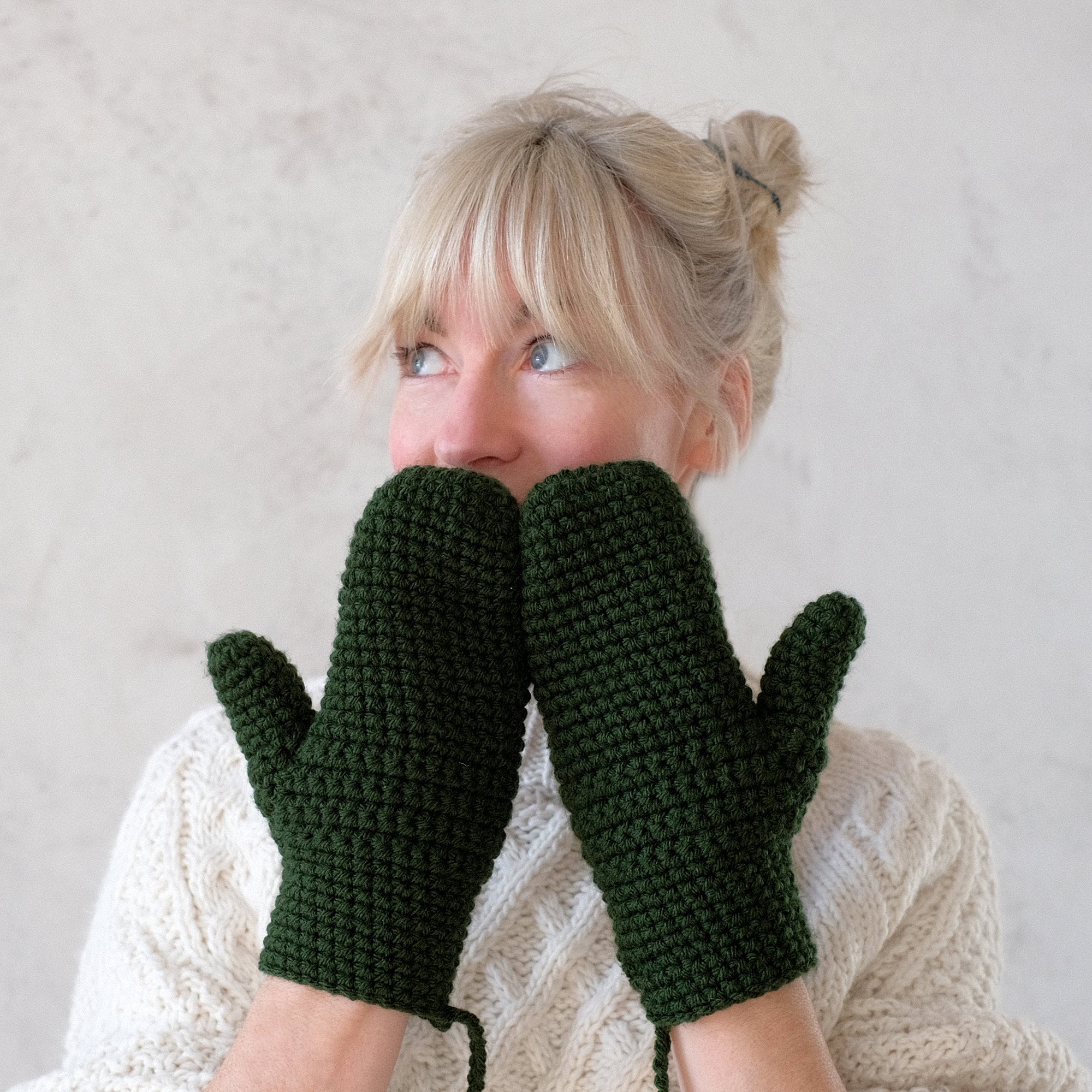 Easy Crochet Mitten Pattern Chunky Crochet Mittens - Etsy