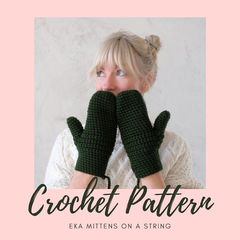 Easy Crochet Mitten Pattern Chunky Crochet Mittens - Etsy