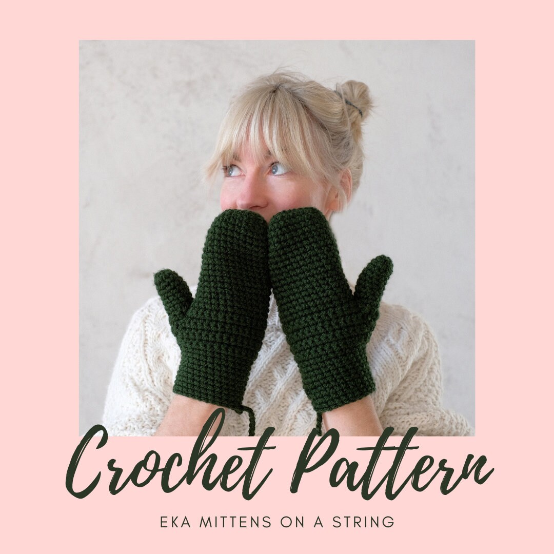 Easy Crochet Mitten Pattern: Chunky Beginner Mittens (PDF Pattern) - Etsy