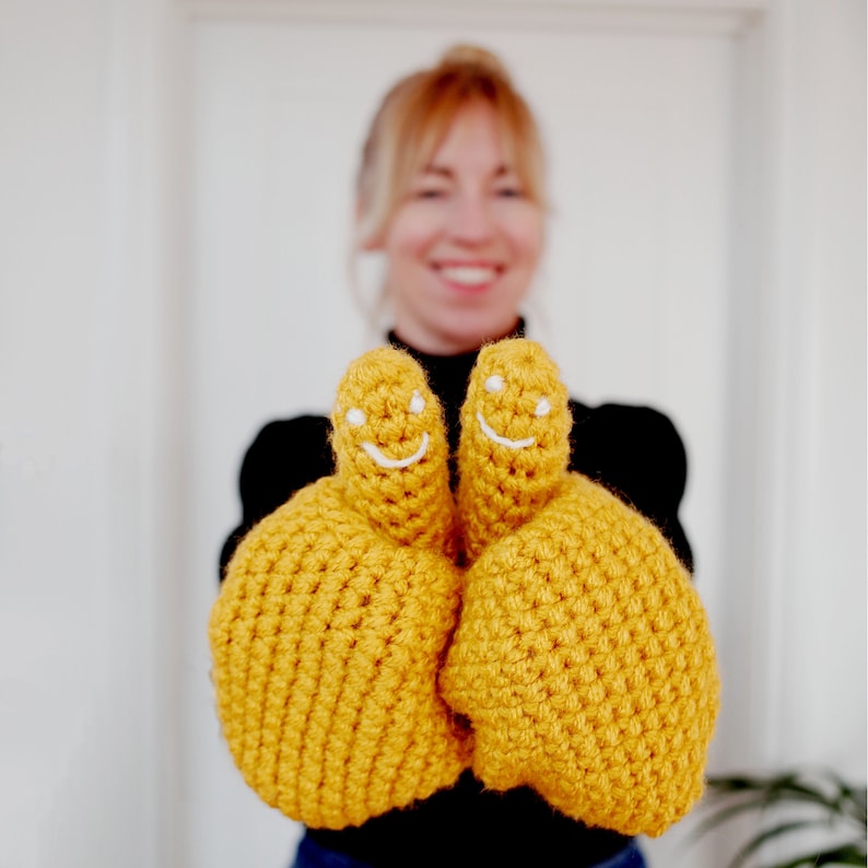 Adult Sized Hidden Smiley Face Mittens - Etsy
