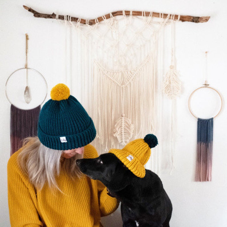 Bobble Hats Matching Family Set - Etsy