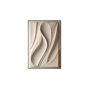 Wave Shaped 3D Visual Wooden Decorative Art Wall Abstract Splicied - Etsy