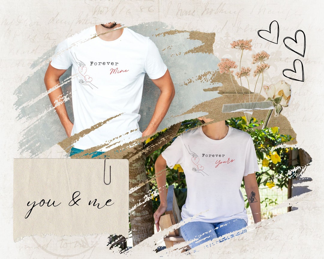 Forever Mine & Yours Matching Couple SVG Bundle (digital Download) - Etsy
