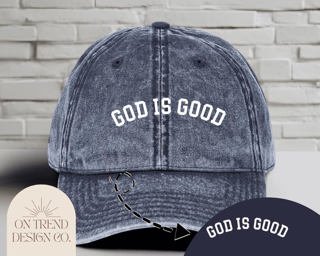 God is Good Cap, Christian Hat, Religious Cap, Inspirational Faith Hat ...