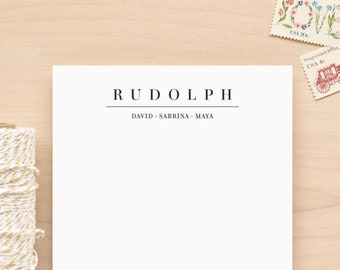 Family Notepad | Etsy