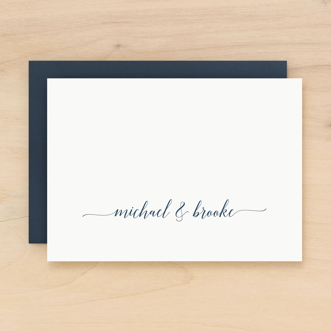 DEVOTED Couples Personalized Stationery. Custom Stationary for Wedding ...