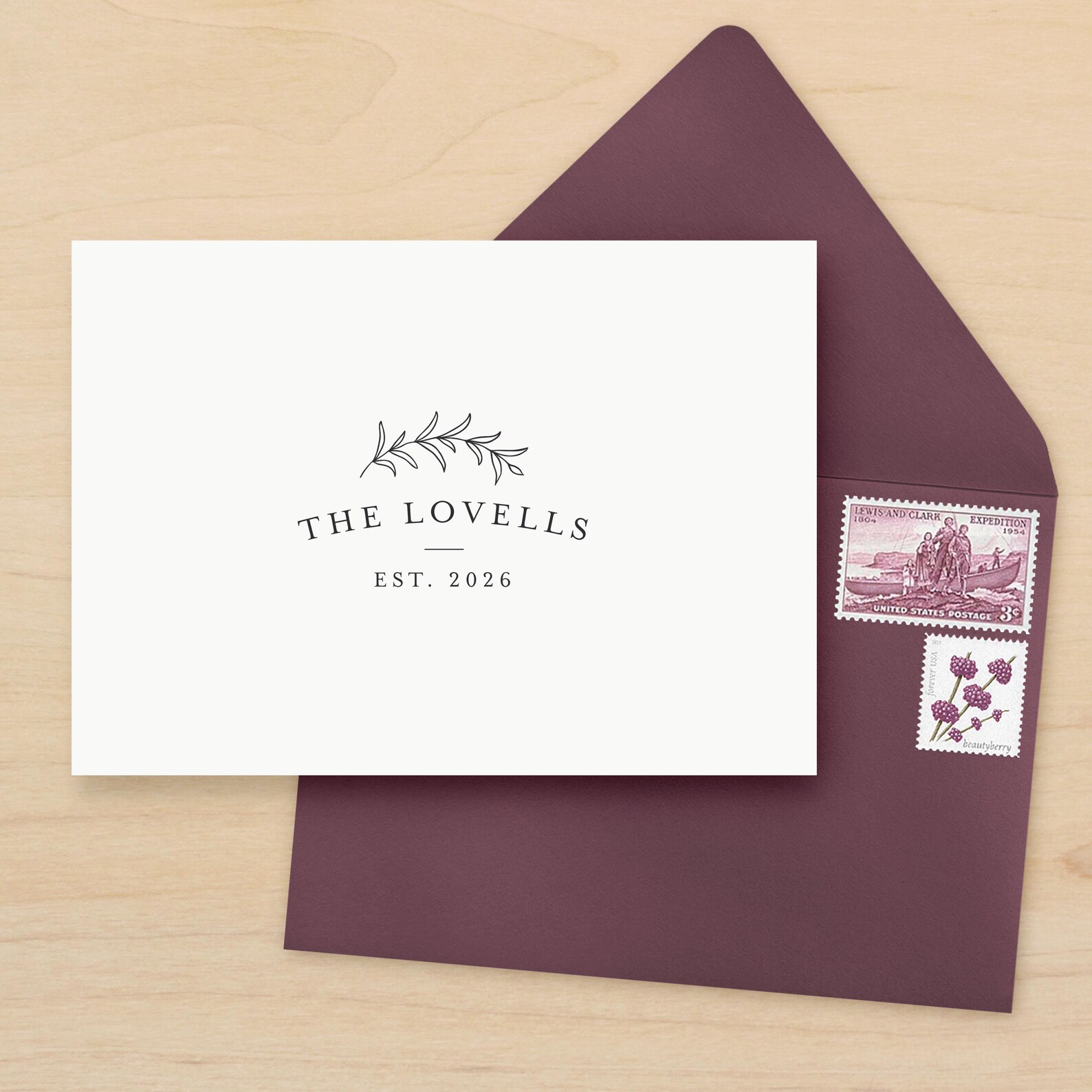 Personalized Stationary Set Gift, Couples Stationery With Names ...