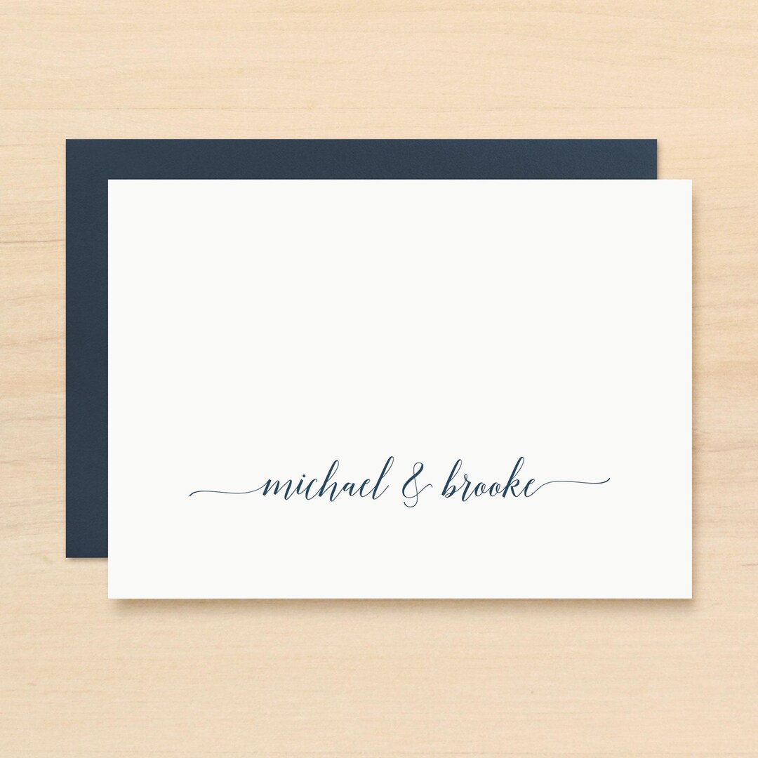 DEVOTED Couples Personalized Stationery. Custom Stationary for Wedding ...
