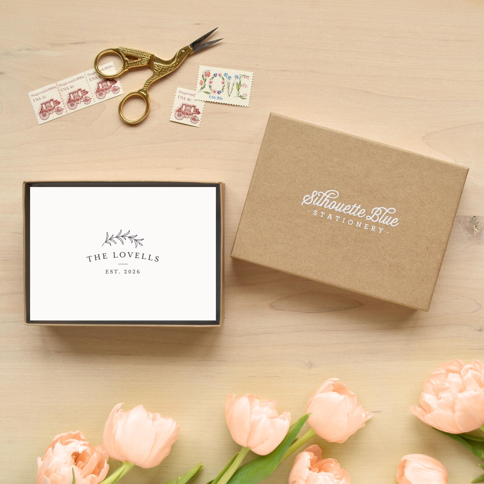 Personalized Stationary Set Gift, Couples Stationery With Names ...