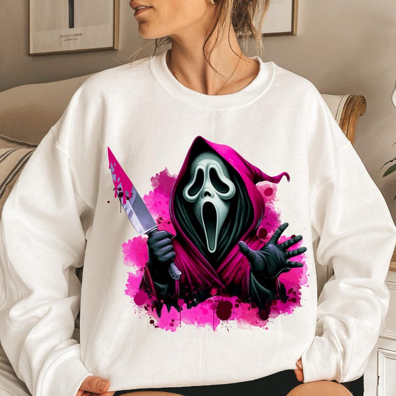 Cute Pink Ghostface PNG, Horror Spooky PNG Design! - Etsy Canada