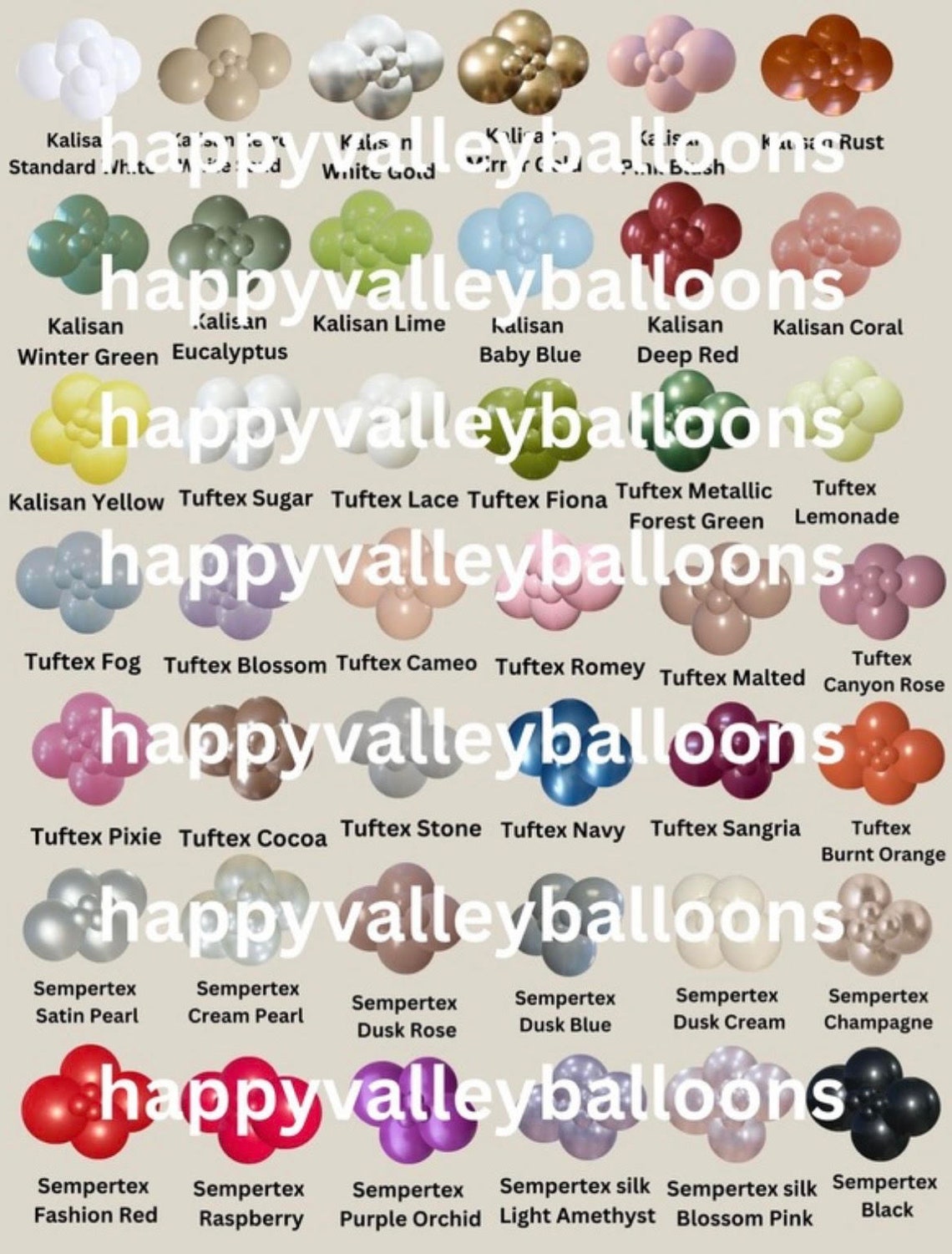 Canva Balloon Cluster Template | Balloon Clusters | Mock-ups | Balloon ...