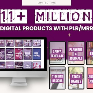 11M+ Digital Products Bundle With Private Label Rights(plr), Master Resell Rights(mrr), Ebooks ...
