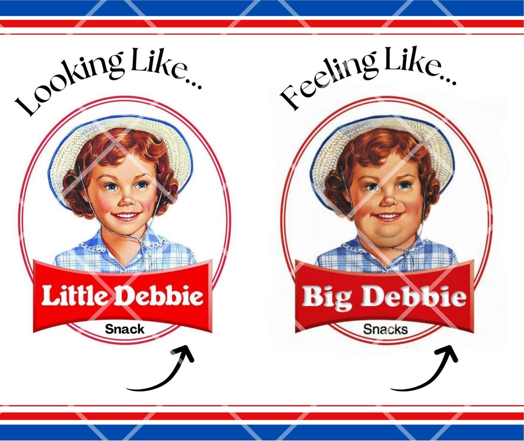 Lil Debbie Big Debbie, looking Like/feeling Like 20oz Sublimation ...