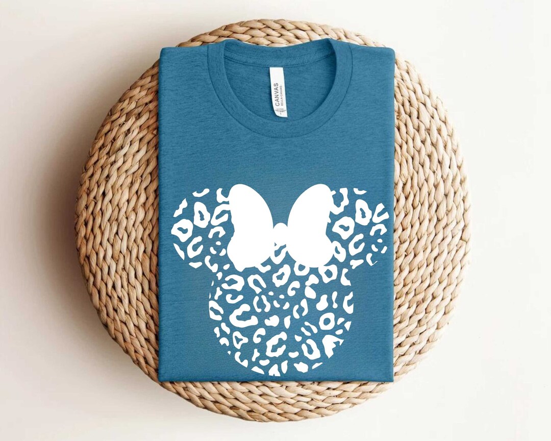 Leopard Print Minnie Shirt, Animal Kingdom Shirt, Women's Disney Shirt ...