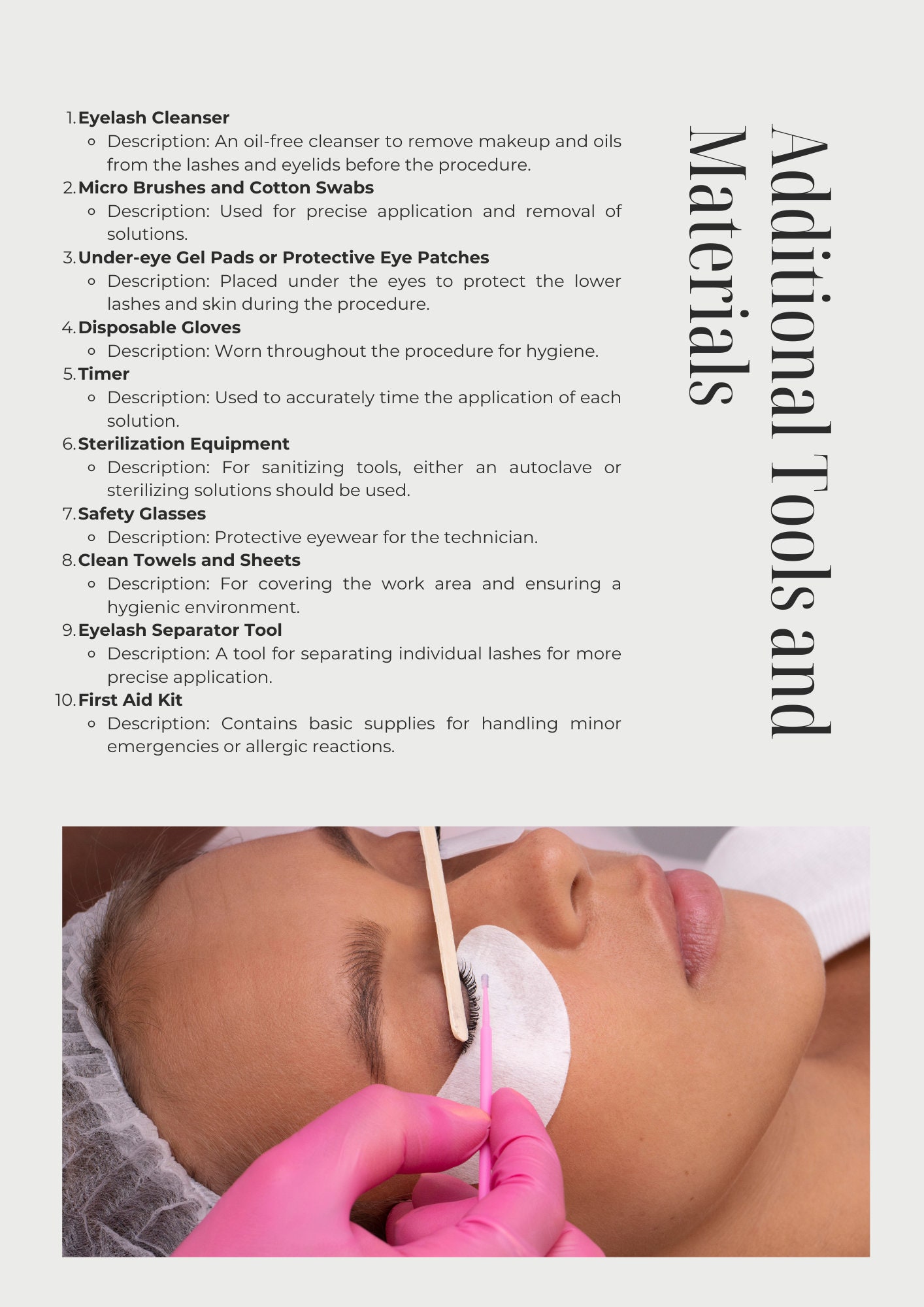 Lash Lift Training Editable Guide Lash Lift and Tint Training Manual Lash Lift Course Manual ...