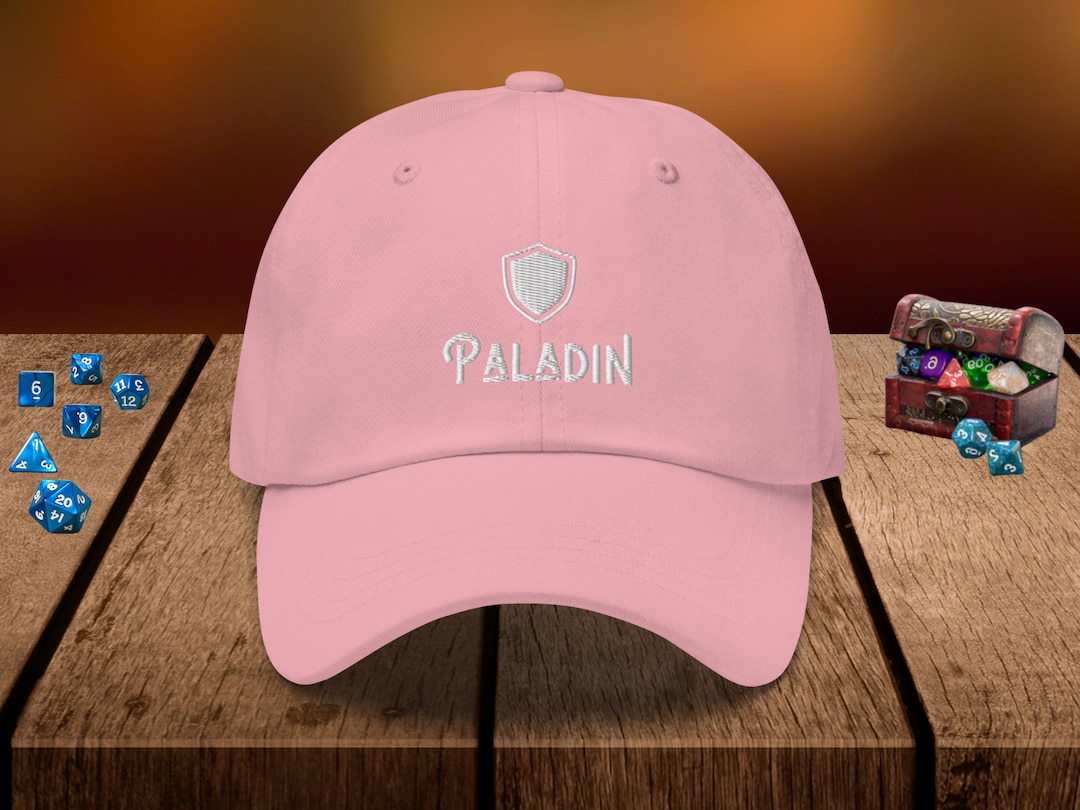 Embroidered D&D Paladin Class Hat - Classic Dad Hat, Adjustable, Dnd ...