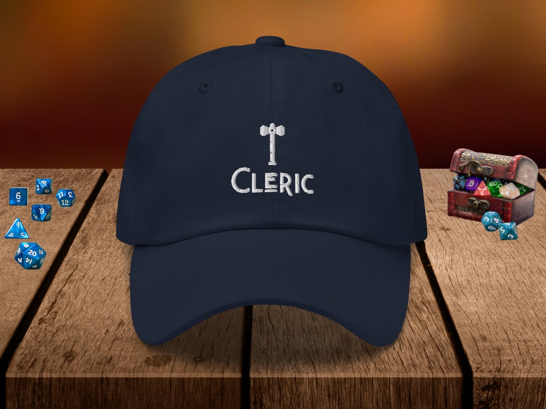Embroidered D&D Cleric Class Hat - Classic Cotton Twill Dad Hat - Etsy