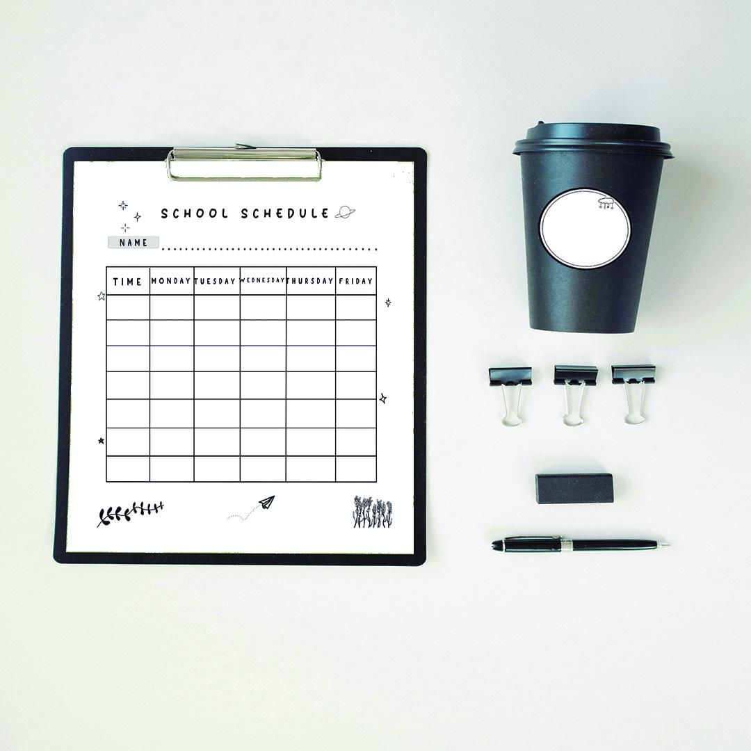 Minimalist School Printable Labels - Simple, Practical, Ready to Print ...