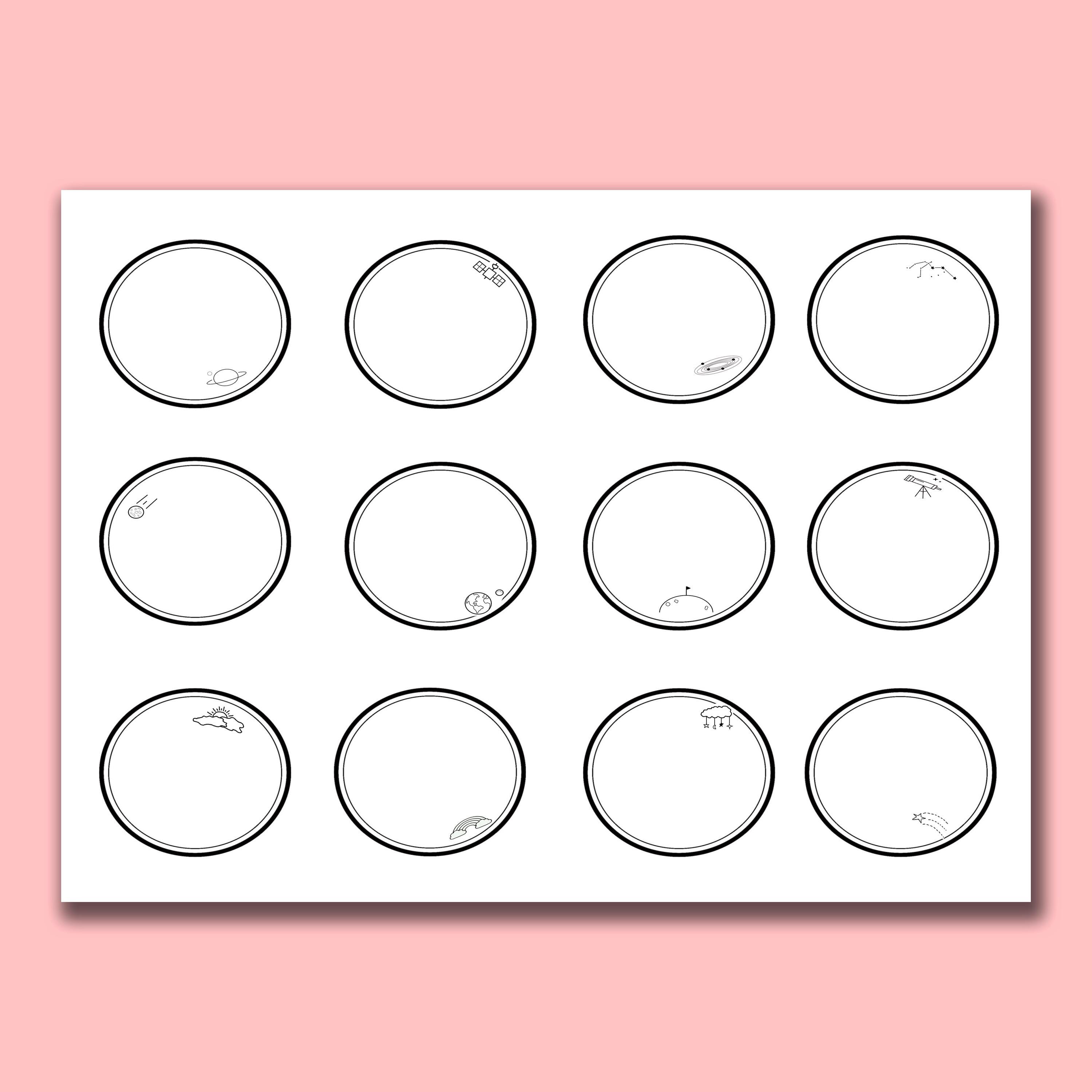 Minimalist School Printable Labels - Simple, Practical, Ready to Print ...