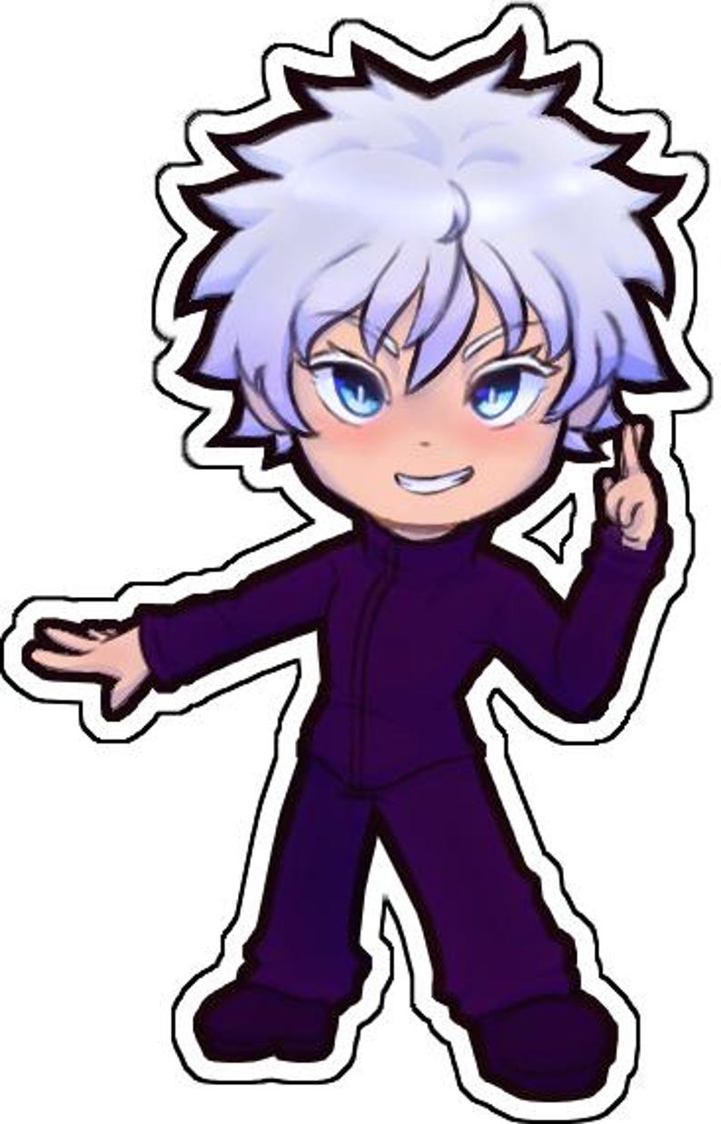 SATORU GOJO Chibi Kiss-cut Stickers - Etsy