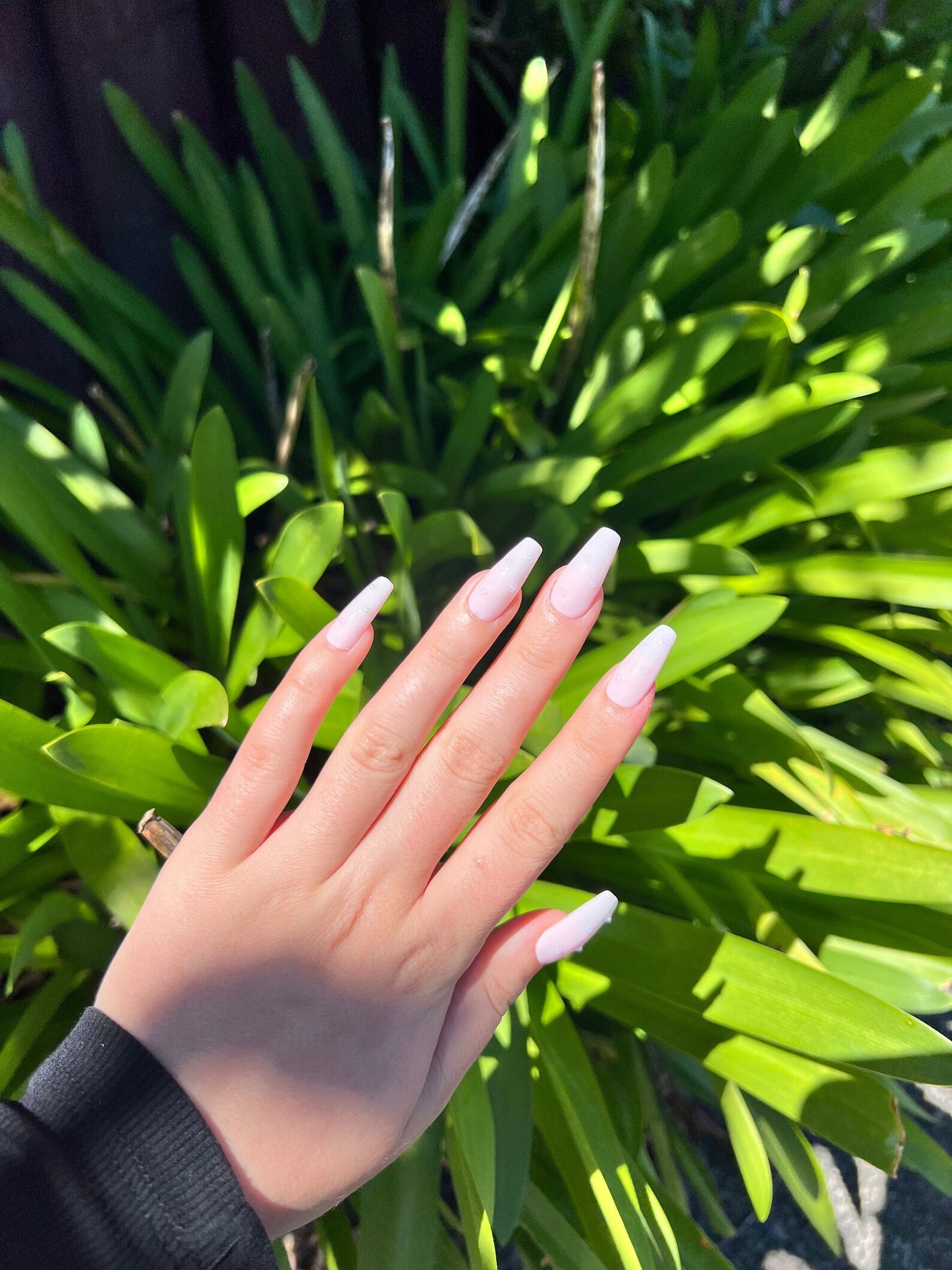 Reusable Custom Press on Nails Set | 3D Perl Design | Elegant Bride ...
