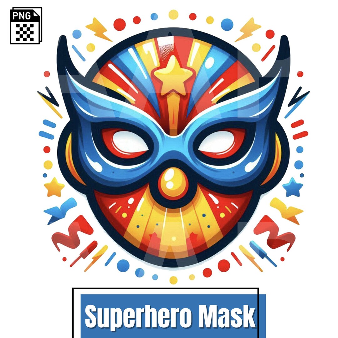Superhero Mask Clipart, Superhero Mask T Shirt Clipart, Superhero Mask ...