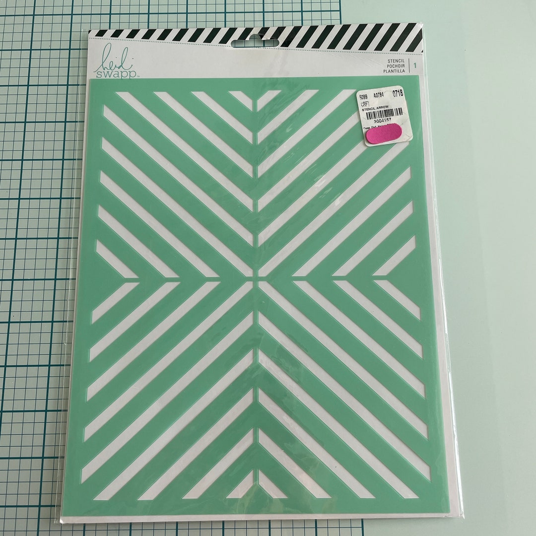 Heidi Swapp - Large Arrow Craft Page Stencil - Etsy