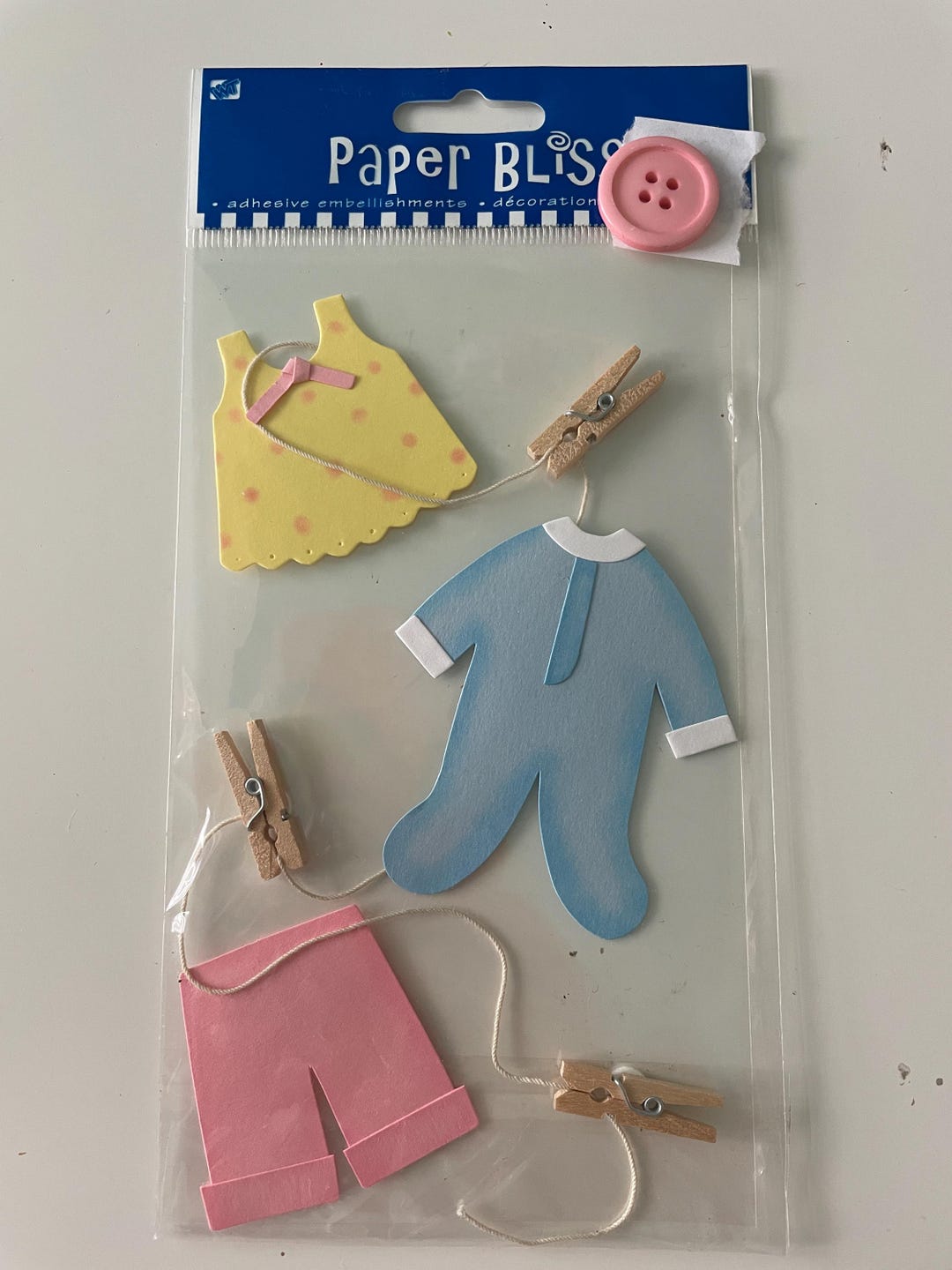 Paper Bliss - Dimensional New Baby Girl and Boy 3D Stickers ...