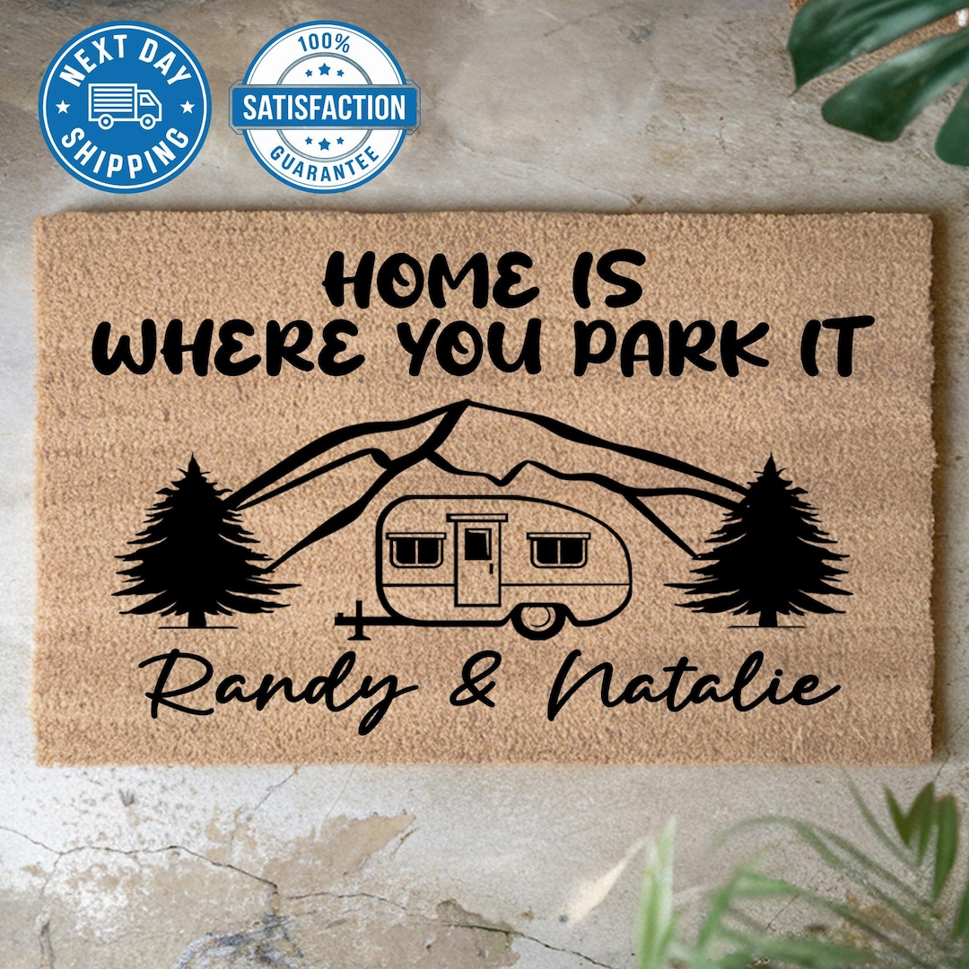 Custom Campervan Motorhome Doormat, Custom Camping Doormat, Custom RV ...