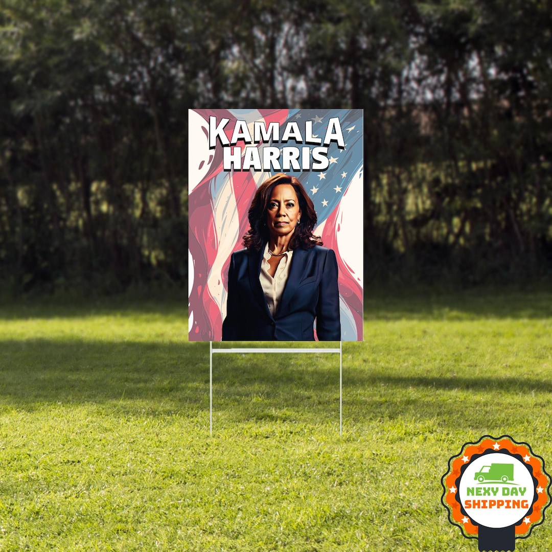 Kamala Harris Yard Sign, Kamala Yard Sign, Yard Decor, Political Sign ...