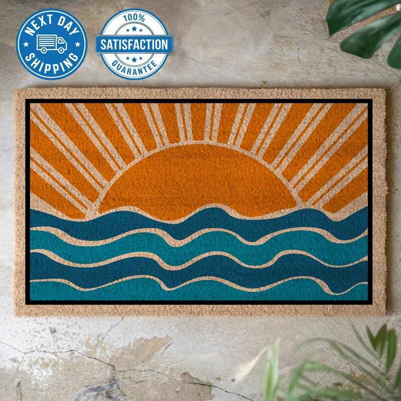 Boho Door Mat - Etsy