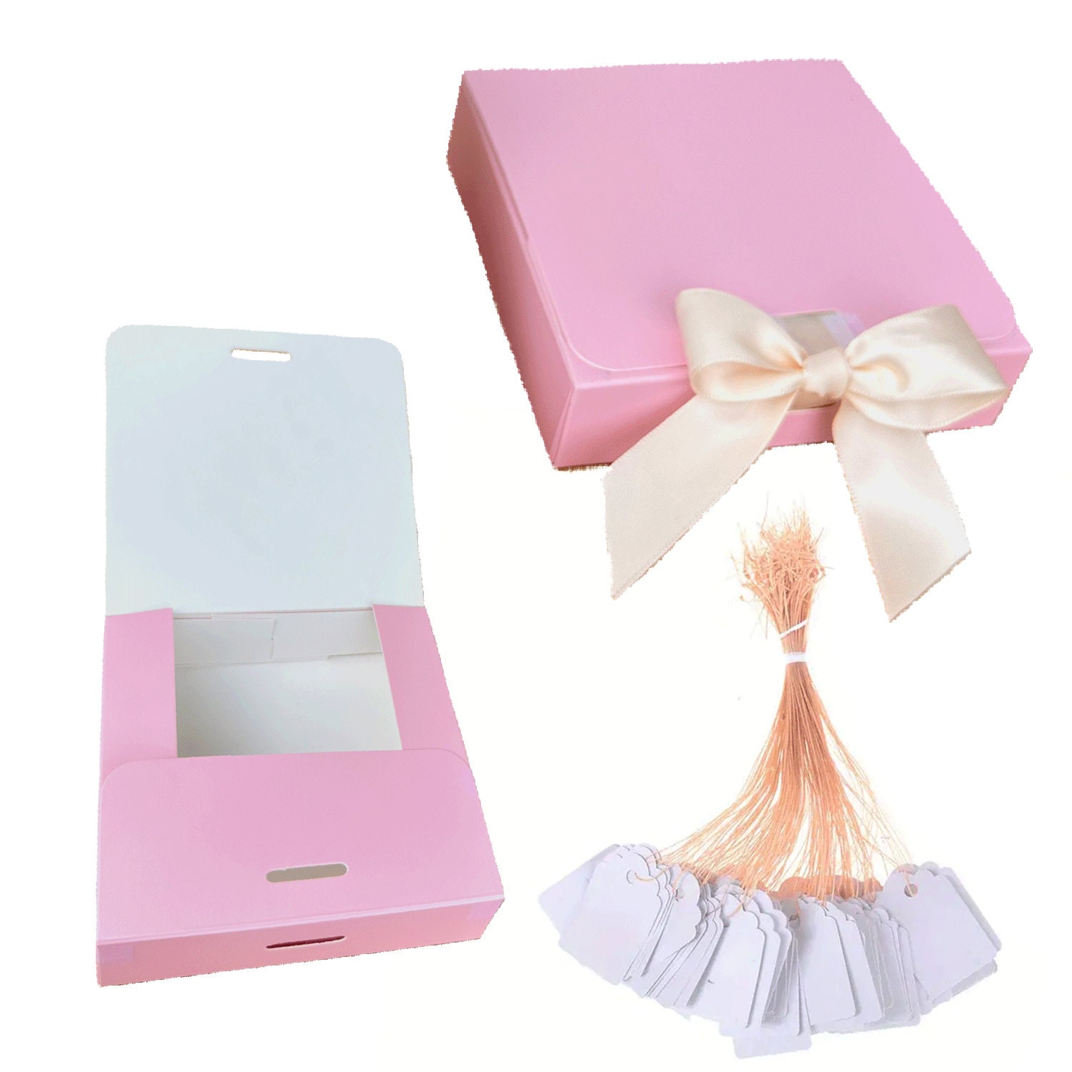 20pack Small Gift Box 4x4x1 Inch With Dedication Card, Small Box for ...