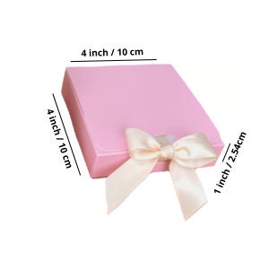 40pack Small Gift Box 4x4x1 Inch, Small Box for Jewelry, Candy Boxes ...