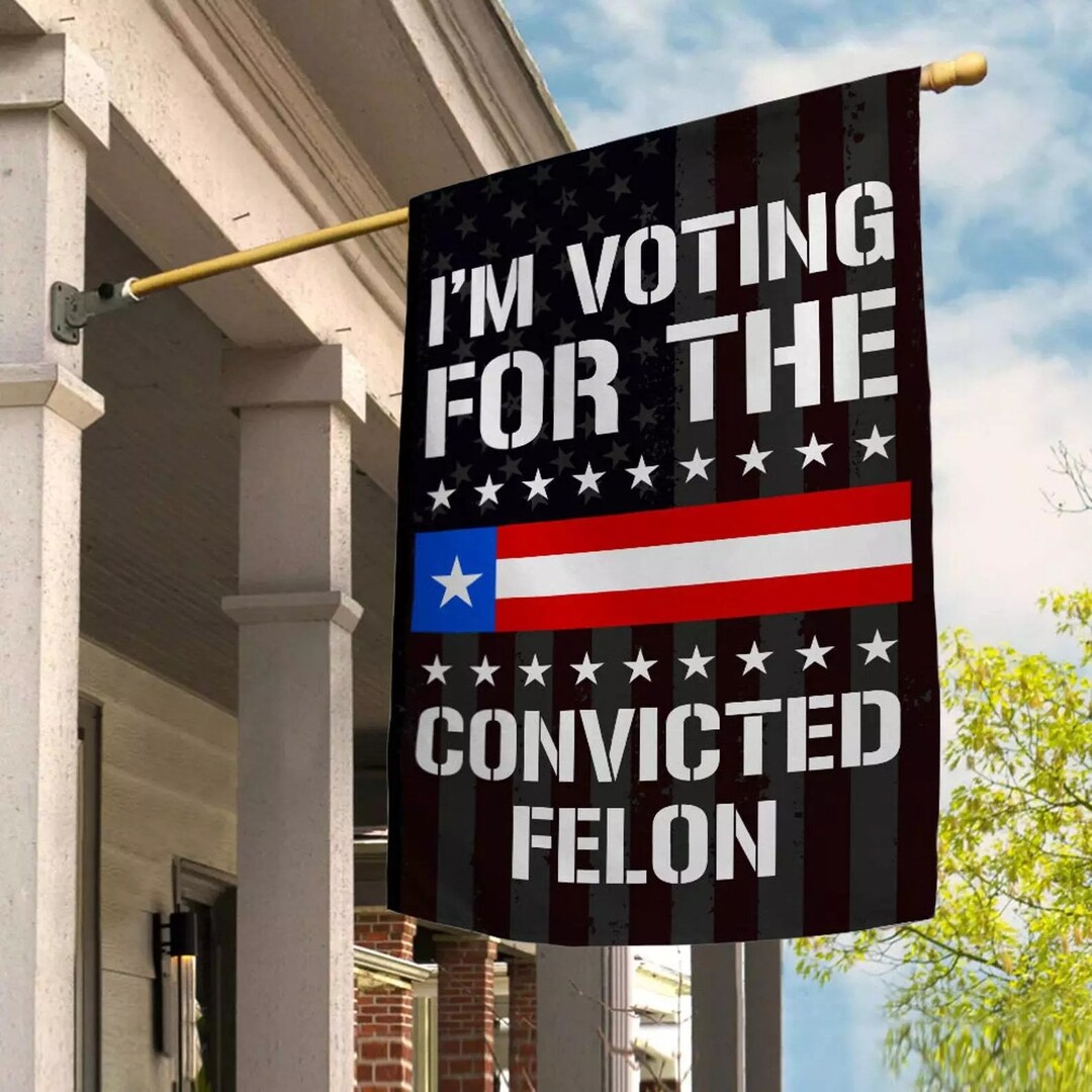 I'm Voting for the Convicted Felon Flag, US President Vote Election ...