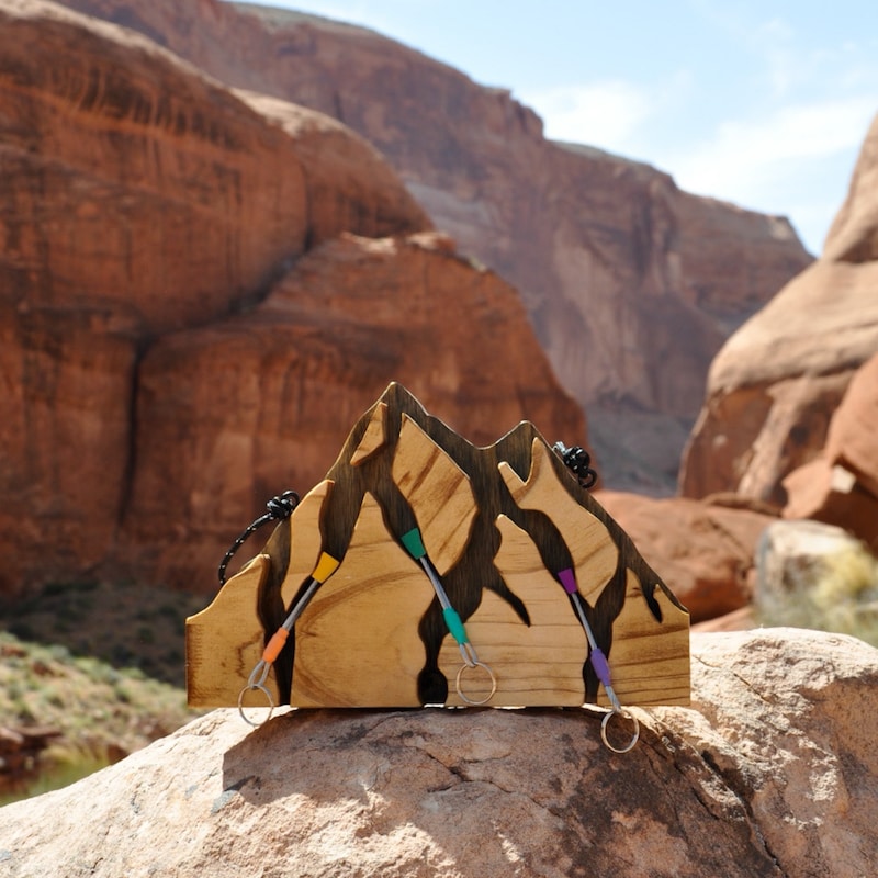 Mountain Key Holder - Etsy