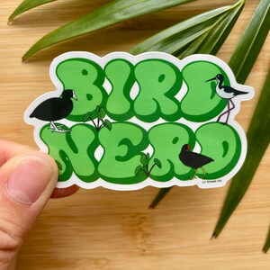 Native Bird Nerd Sticker Hawaii Sticker, Bird Sticker, Native Bird ...