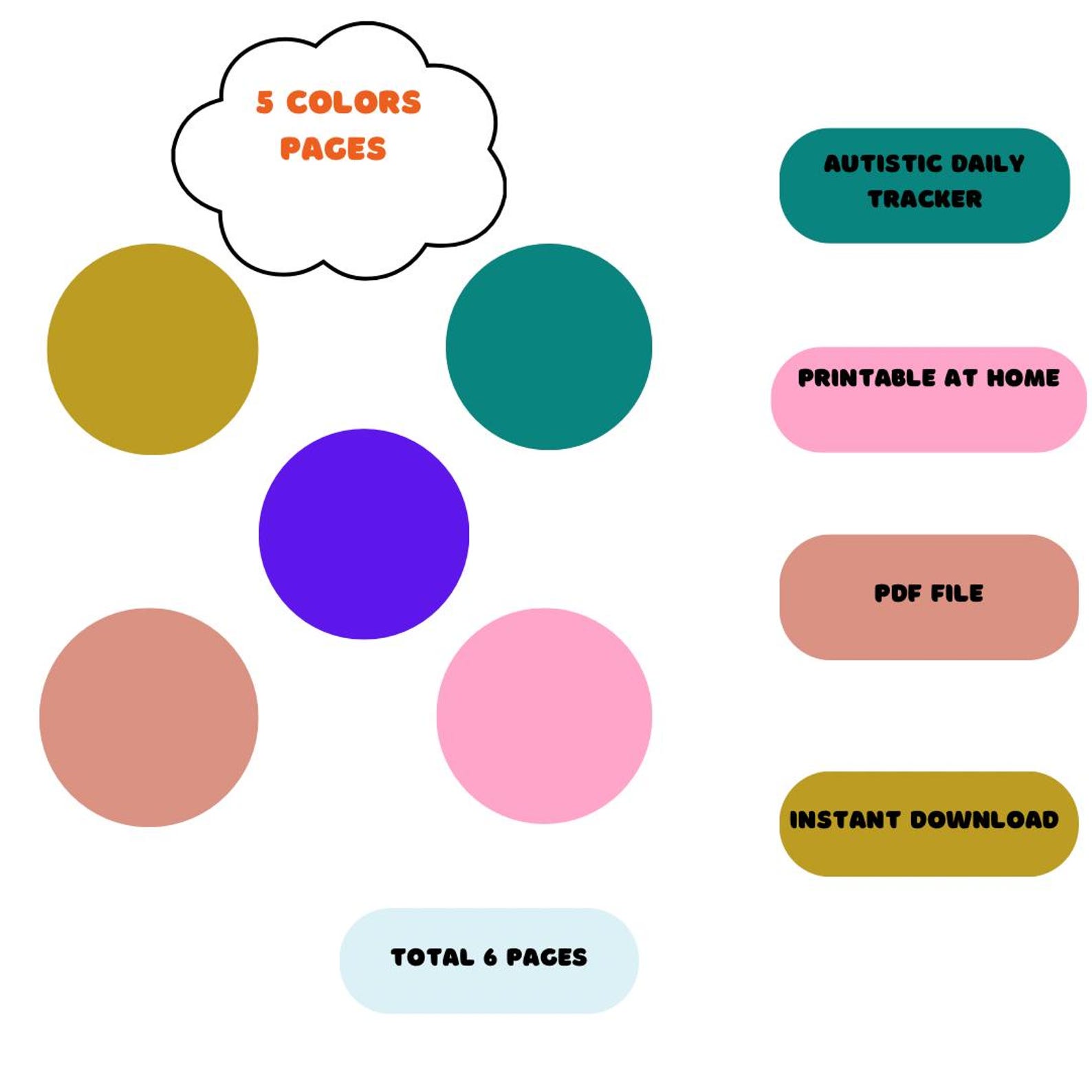 Printable Autism Daily Log, Autism Day Tracker, Autism Log Book, Autism ...