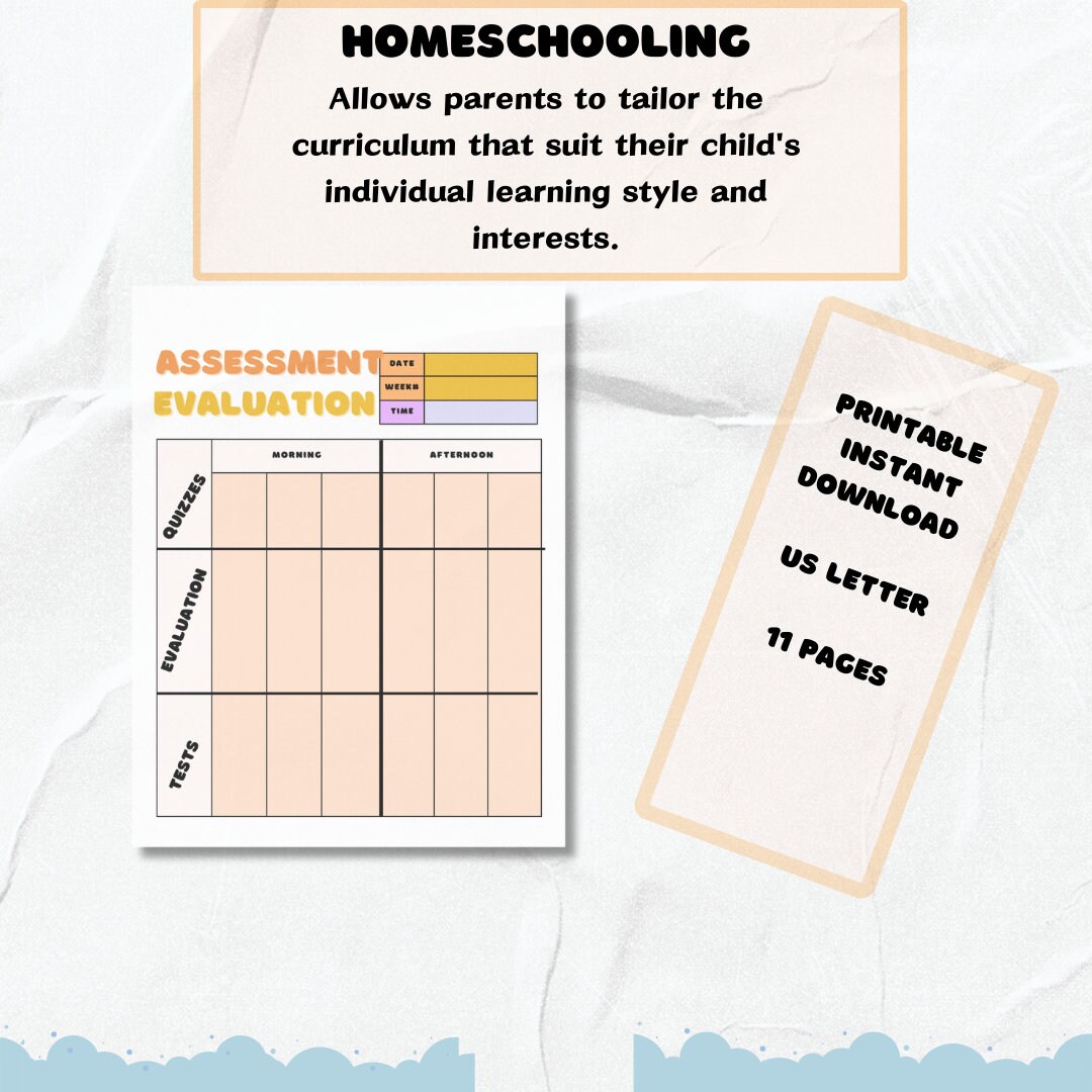 Editable Homeschool Planner Template,home Schooling Planner,kids Teens ...