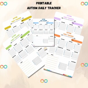 Printable Autism Daily Log, Autism Day Tracker, Autism Log Book, Autism ...