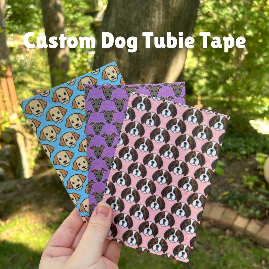 Custom Dog Tubie Tape Hypafix Tape NG, Nasogastric, NJ, and Oxygen ...