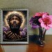 Afrocentric Art Décor Black Jesus Christ Crying to God Christian Art ...