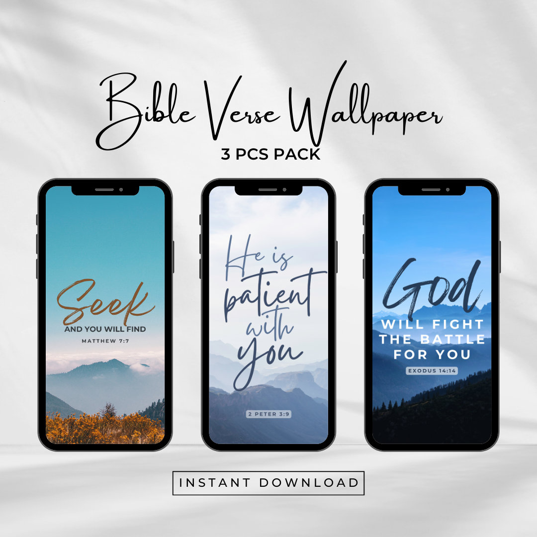 Bible Verse Phone Wallpaper Christian Wallpaper Scripture Wallpaper ...