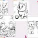 Cute Animal Coloring Pages | 10-page Daily Activity Coloring Book | 8 ...