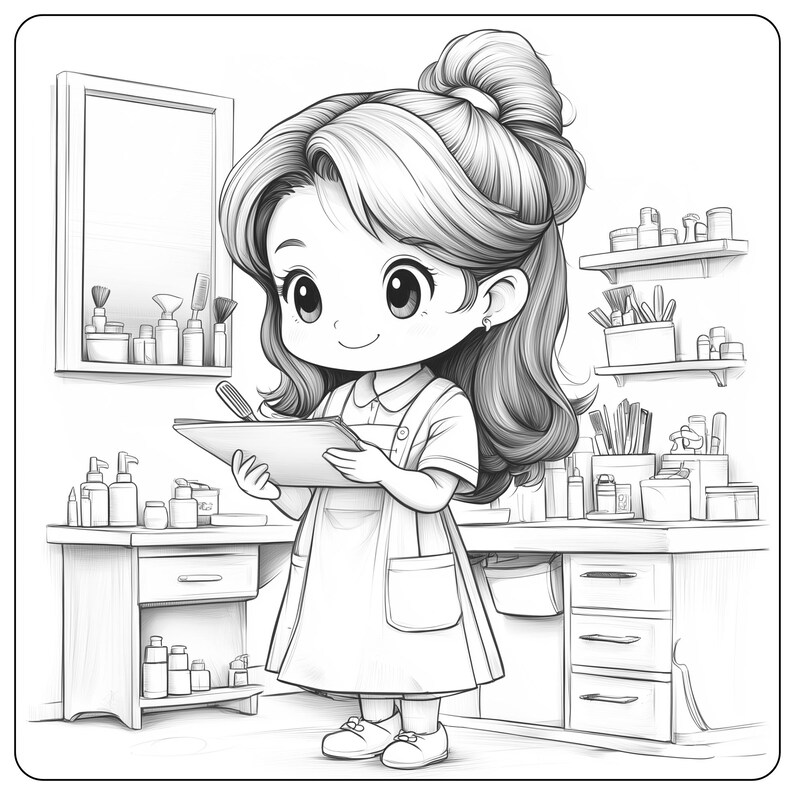 50 Career Coloring Pages for Kids | Fun & Educational | PDF Download ...