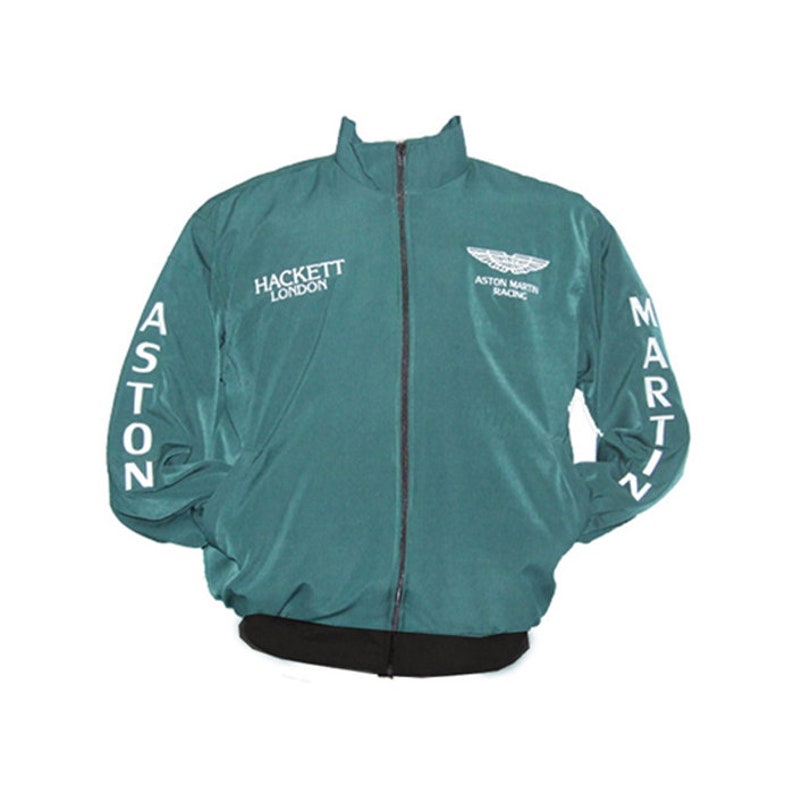 Aston Martin Racing Jacket Dark Green NASCAR Jacket Racer Jacket Gift ...